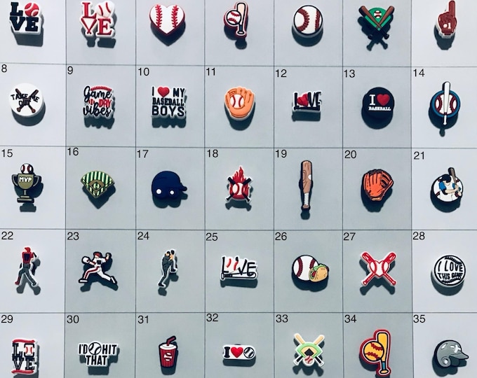 MLB Baseball Croc Shoe Charms NL AL Baseball Teams - Etsy
