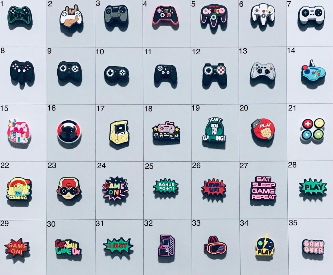 Gaming Gamer Controller Shoe Charms - Etsy