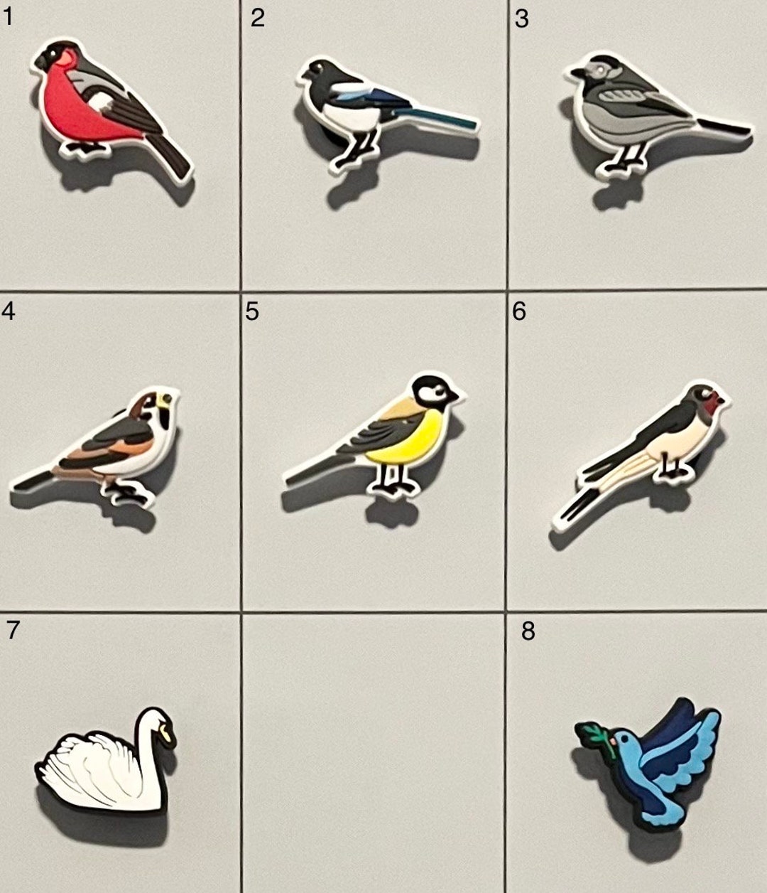 Bird Birds Shoe Charms - Etsy