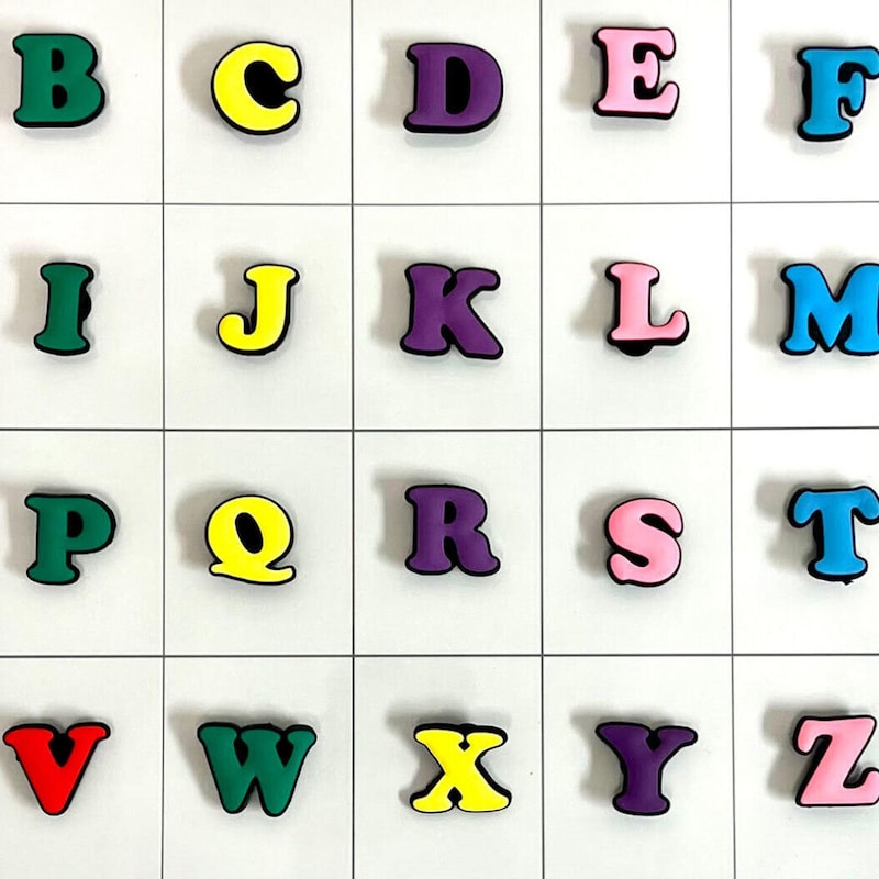 Jibbitz Letters - Etsy