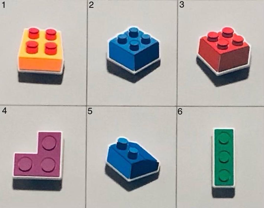 Building Block Blocks Themed Shoe Charms - Etsy