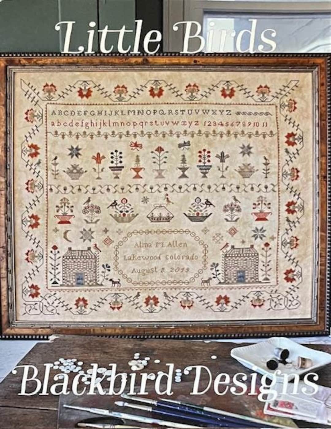 Little Birds - Blackbird Designs - Cross Stitch Chart - Pattern Only - Etsy