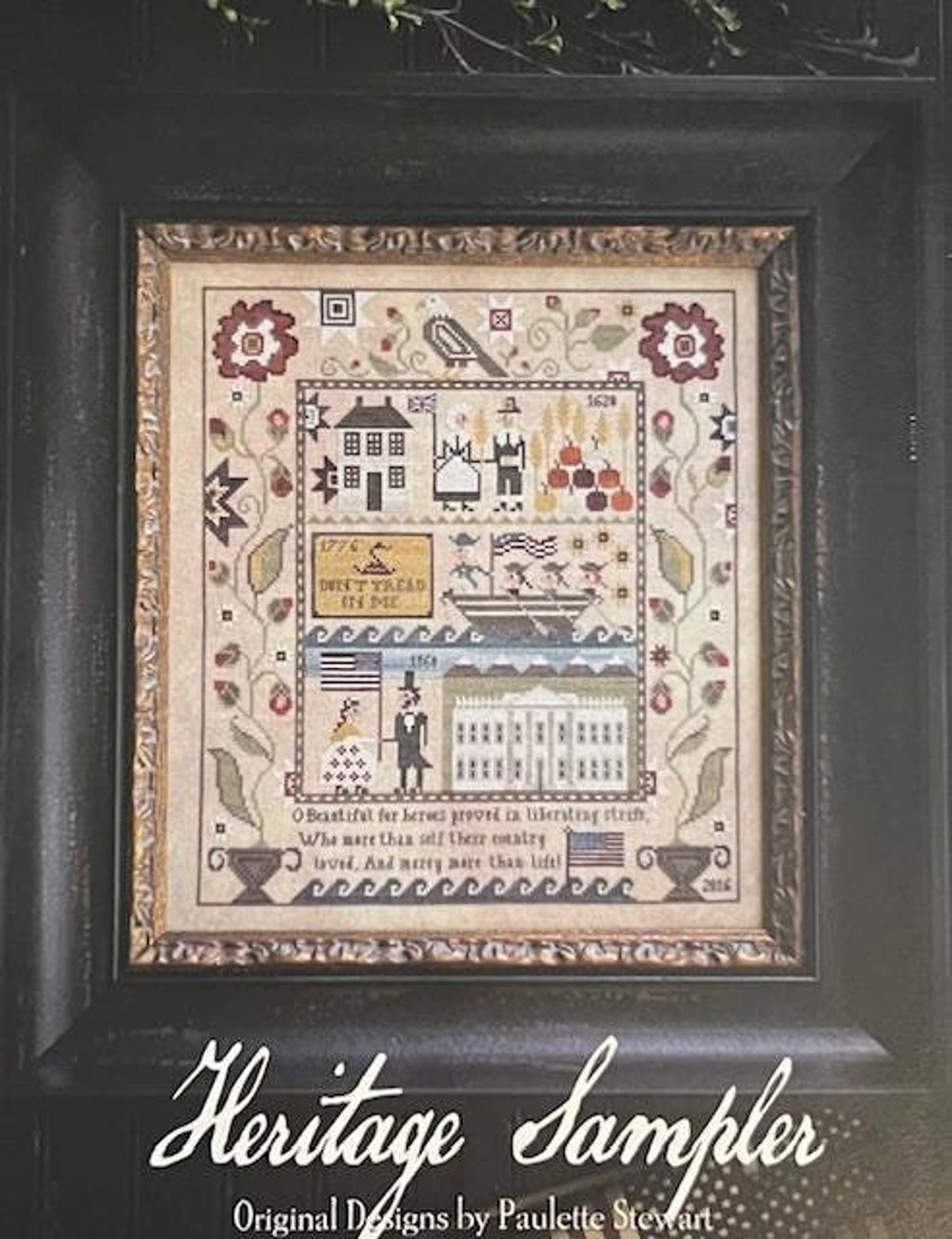 Heritage Sampler - Plum Street Samplers - Cross Stitch Chart - Pattern ...