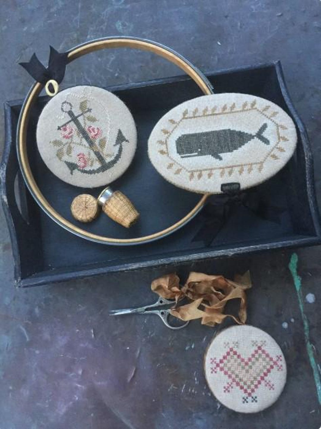 Nantucket Sewing Set - Stacy Nash Designs - Cross Stitch Chart ...