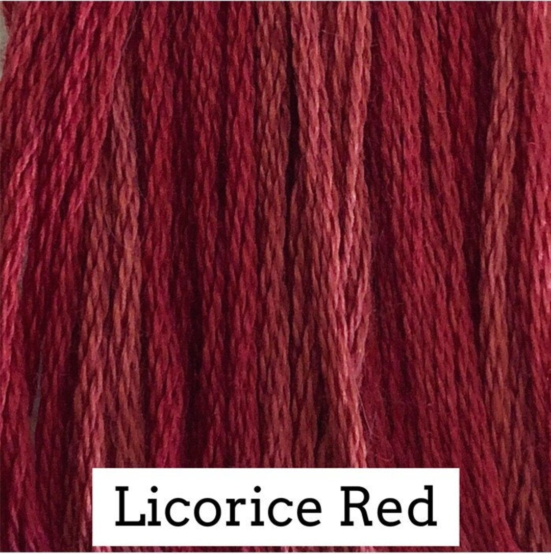 Classic Colorworks Licorice Red - Etsy