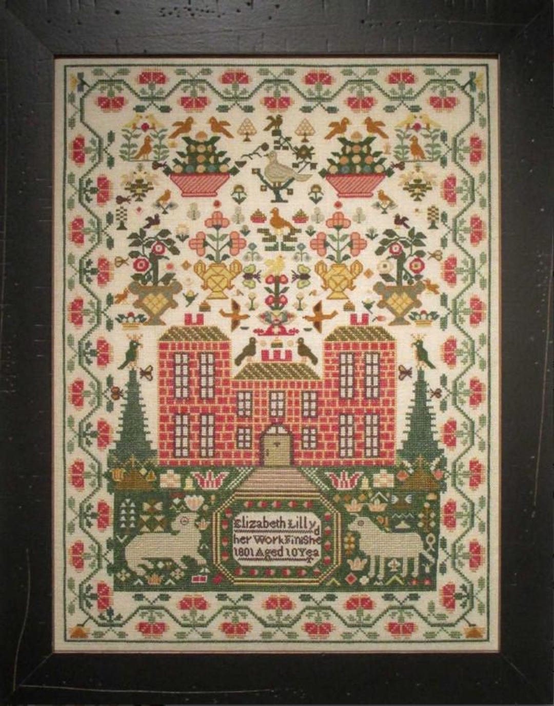 Elizabeth Lilly - the Scarlet Letter - Cross Stitch Chart - Pattern ...