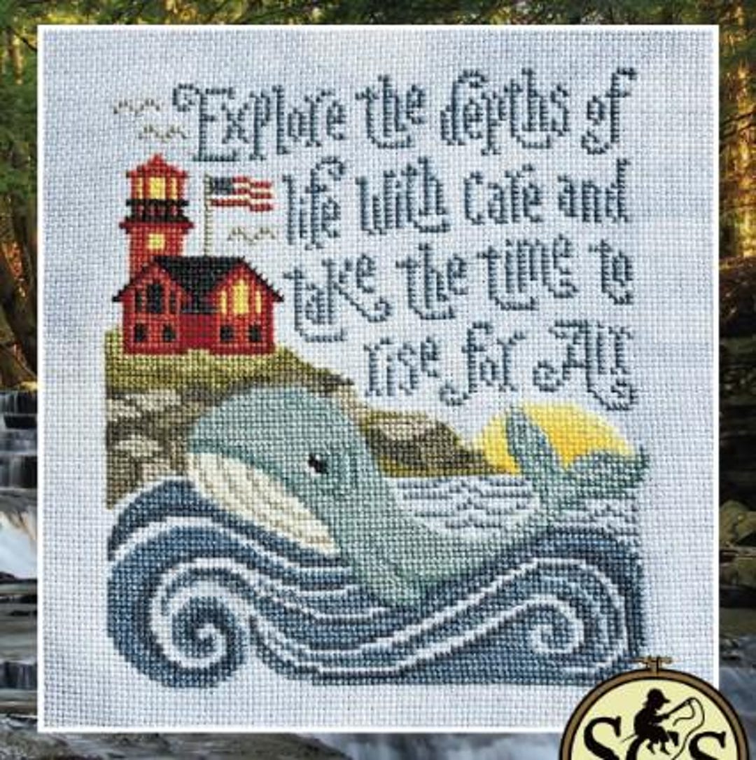 Whale Wisdom - Silver Creek Samplers - Cross Stitch Chart - Pattern ...