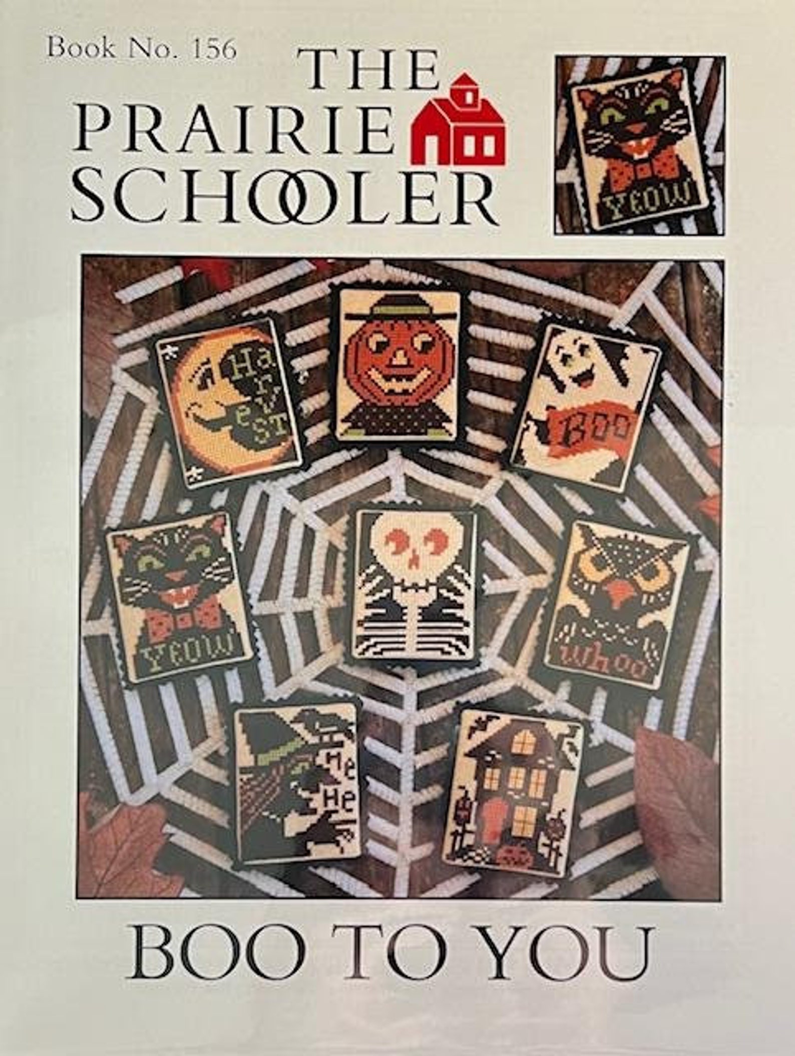Boo to You - the Prairie Schooler - Book No. 156 - Cross Stitch Chart ...