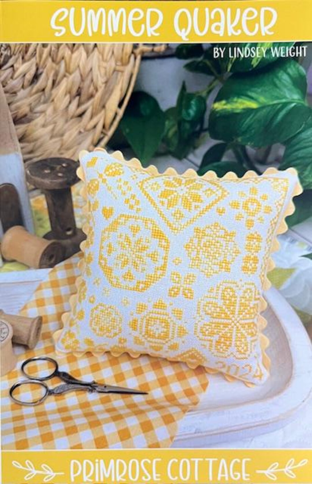 Summer Quaker - Primrose Cottage - Cross Stitch Chart - Pattern Only - Etsy