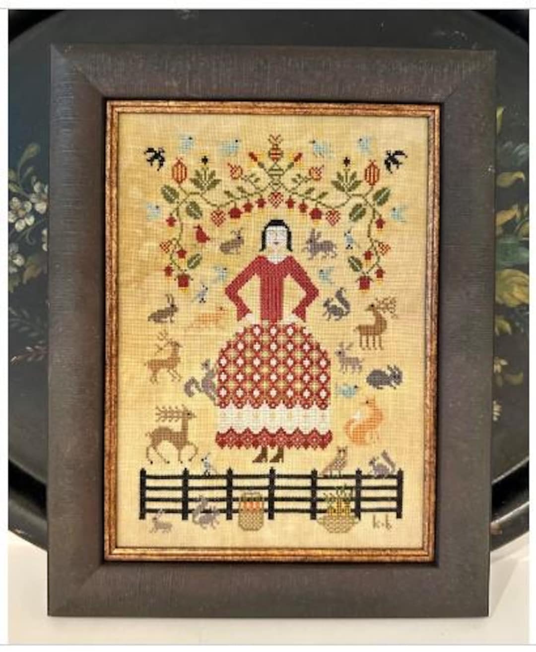 Happiness Kathy Barrick Cross Stitch Chart Pattern Only - Etsy