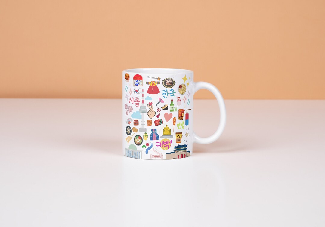 Korea Highlights Mug - Etsy