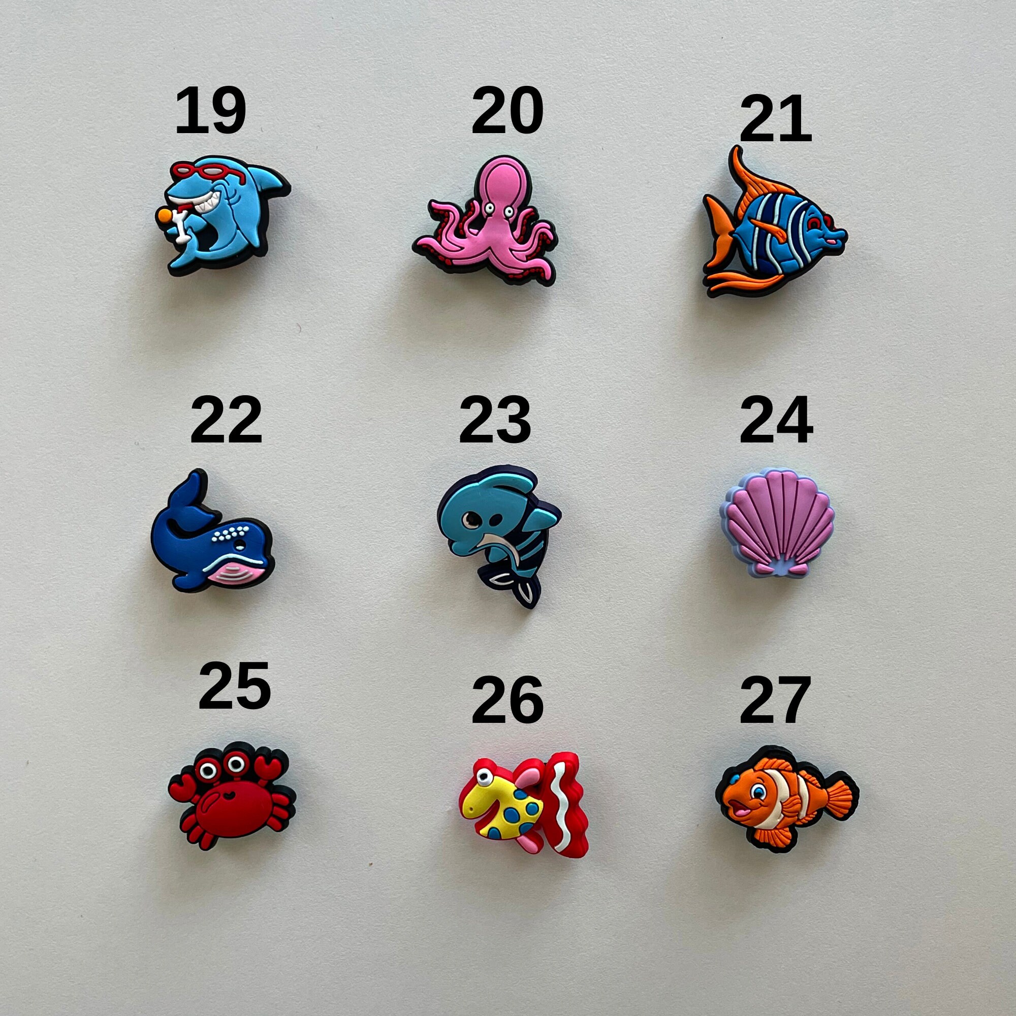 Underwater Animal Croc Charm, Jibbitz for Crocs Nemo Croc Charms, Sea ...