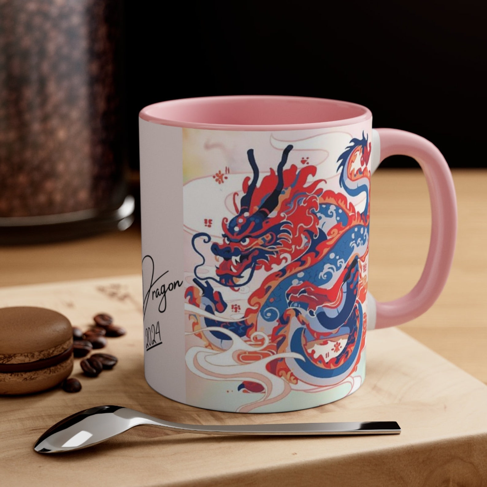 Chinese New Year Mug, Year of the Dragon Mug, Lunar New Year Mug, CNY ...