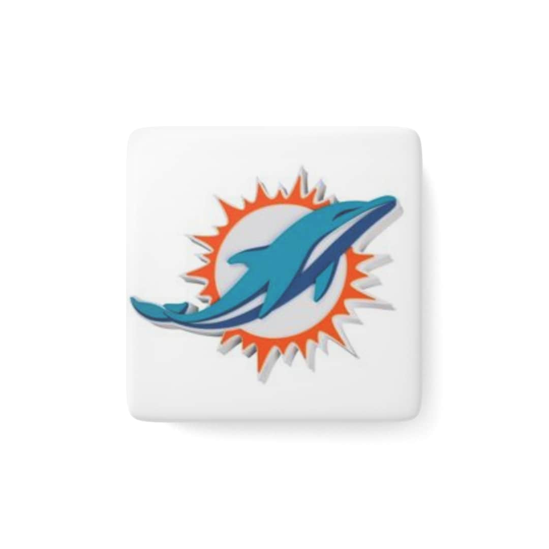 Square Porcelain NFL Team Logo Refrigerator Magnet,nfl Football ...