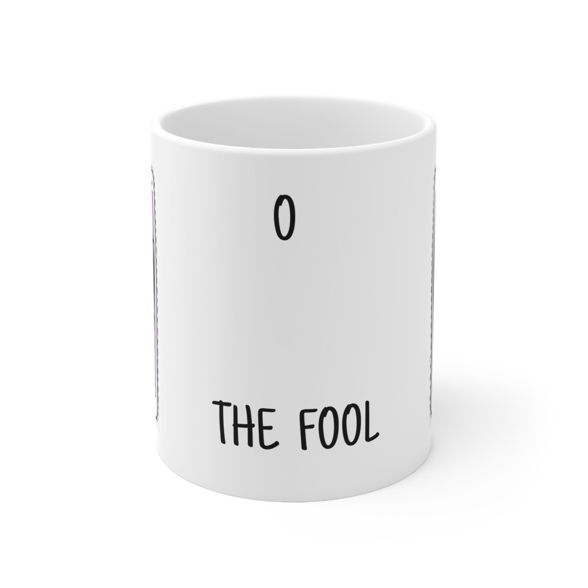 The Fool Cat Tarot Cards Mug, Tarot Divination Gift Mug, Ceramic Coffee ...