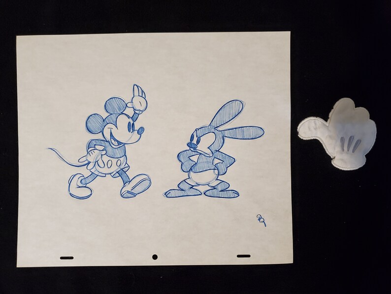 Disney Mickey Mouse and Oswald the Lucky Rabbit Character - Etsy