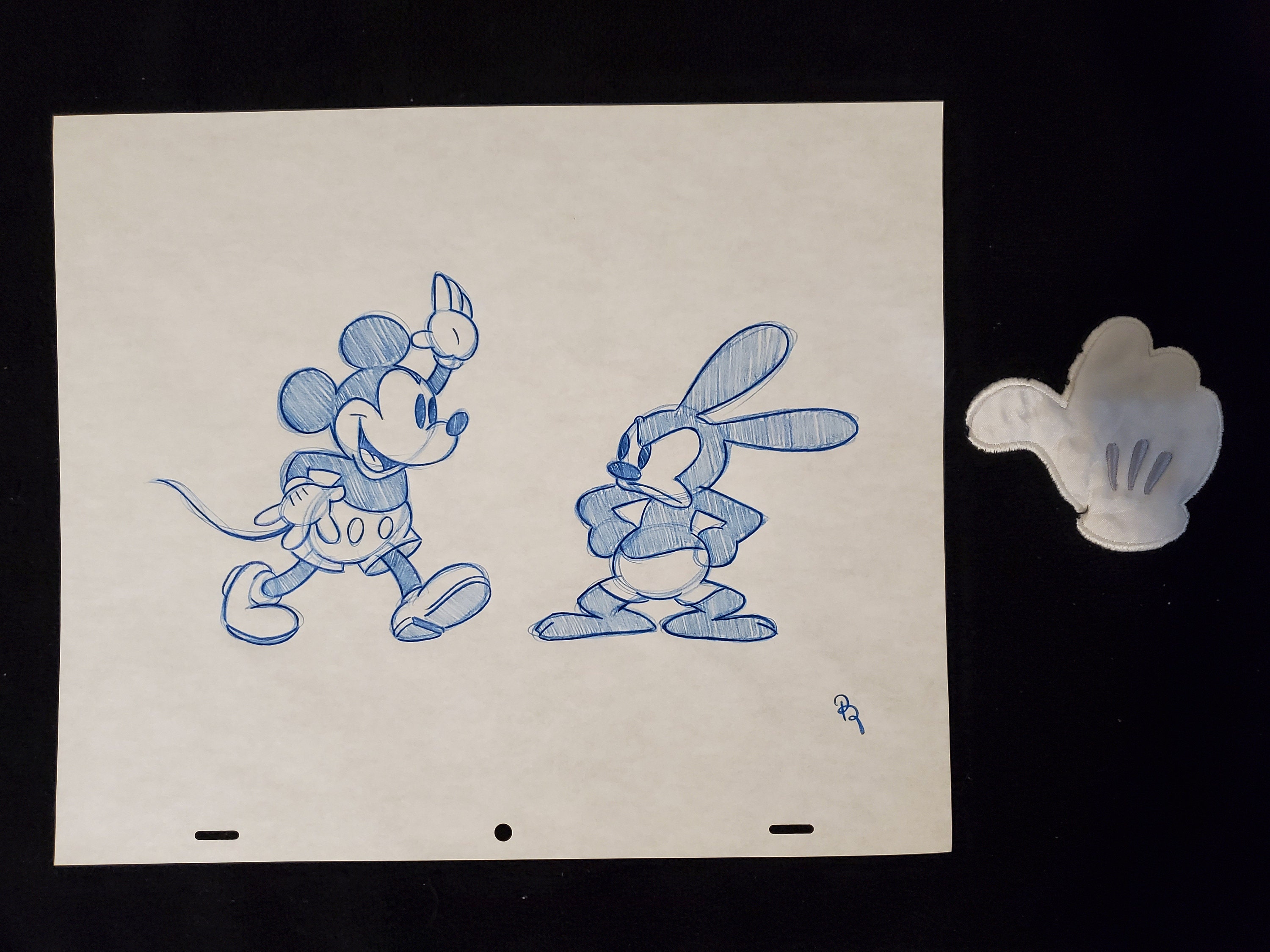 Disney Mickey Mouse and Oswald the Lucky Rabbit Character - Etsy