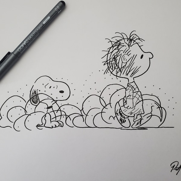 Snoopy Ink Pen - Etsy
