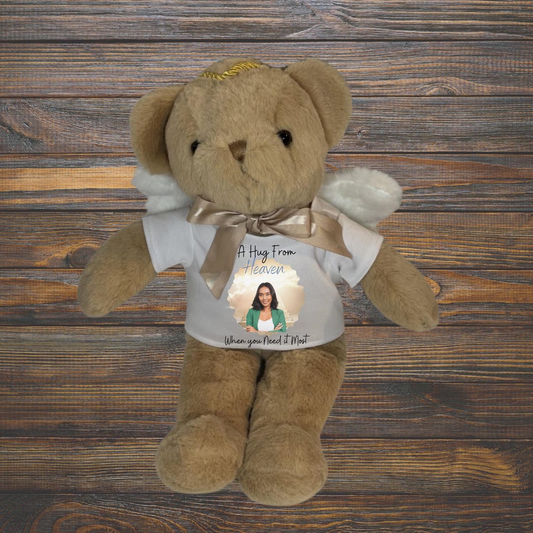Angel Wing Teddy Bear: Memorial Keepsake With Voice Recorder - Etsy