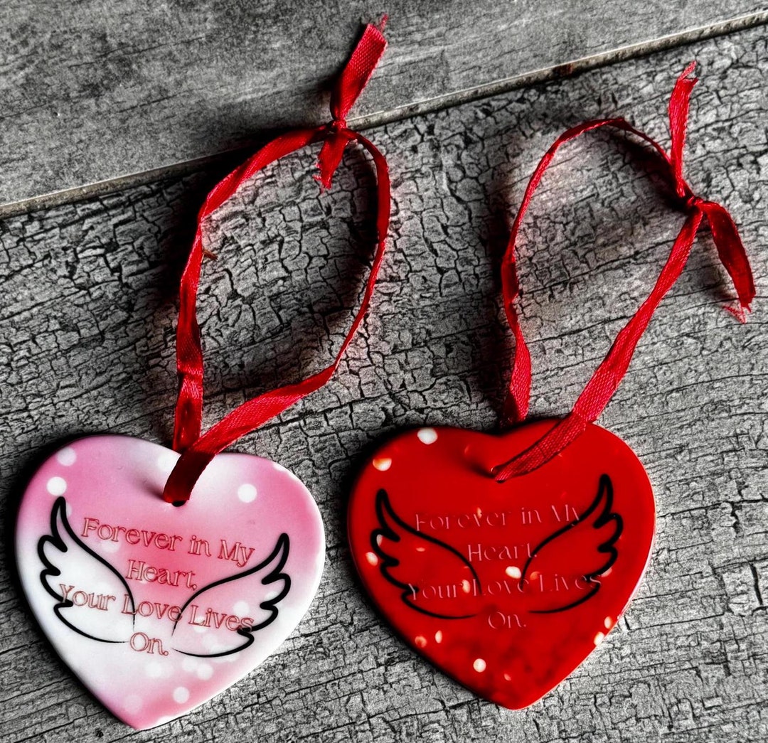 Personalized Memorial Ornament: Photo Remembrance, Valentine Gift - Etsy