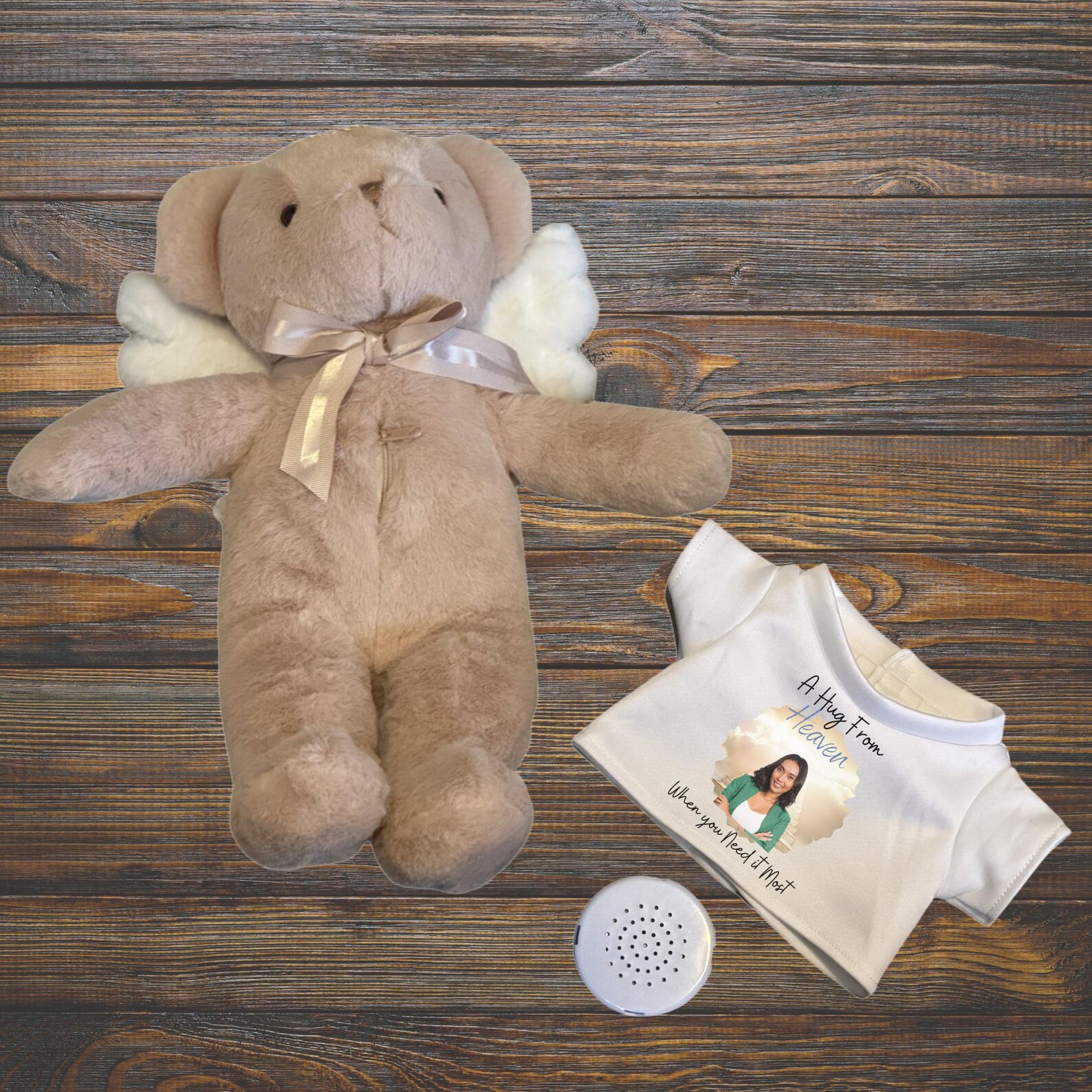 Angel Wing Teddy Bear: Memorial Keepsake With Voice Recorder - Etsy