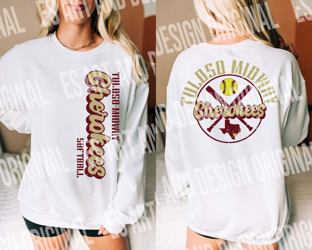 Tuloso Midway Cherokee Softball - Etsy