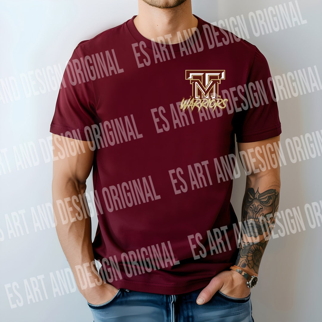 Tuloso Midway Warriors Mens Left Chest - Etsy