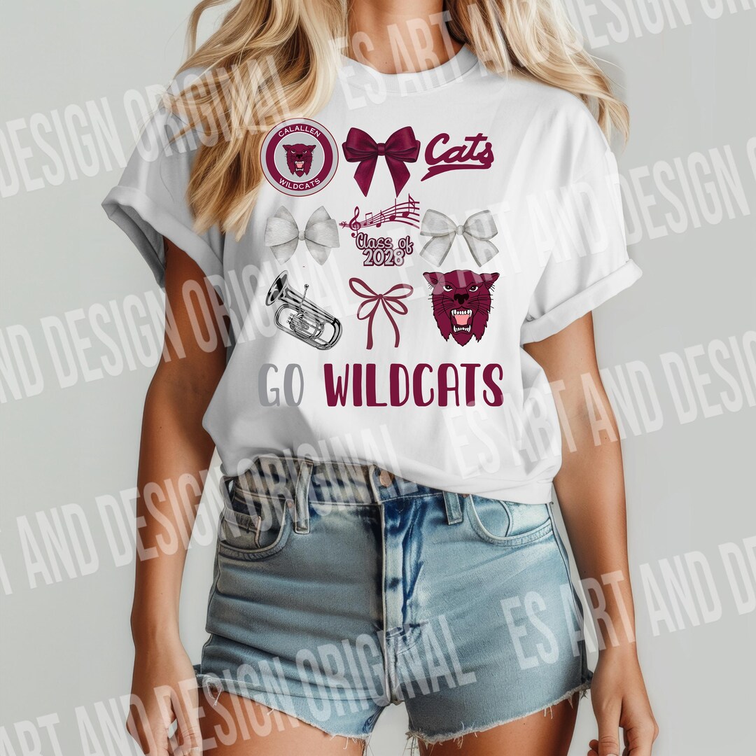 Calallen Band Bow Coquette Collage - Etsy