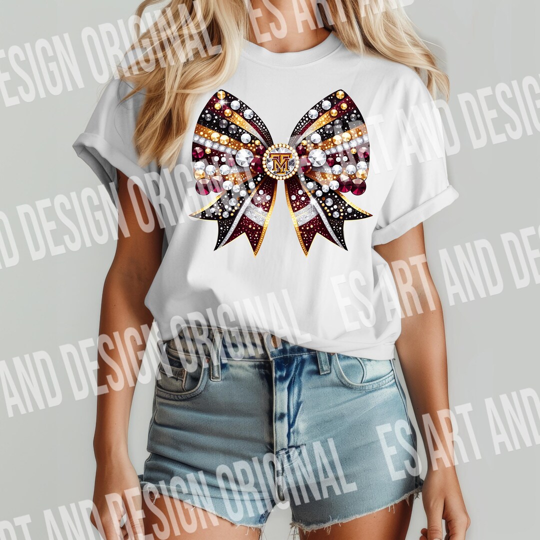 Tuloso Midway Rhinestone Bow - Etsy