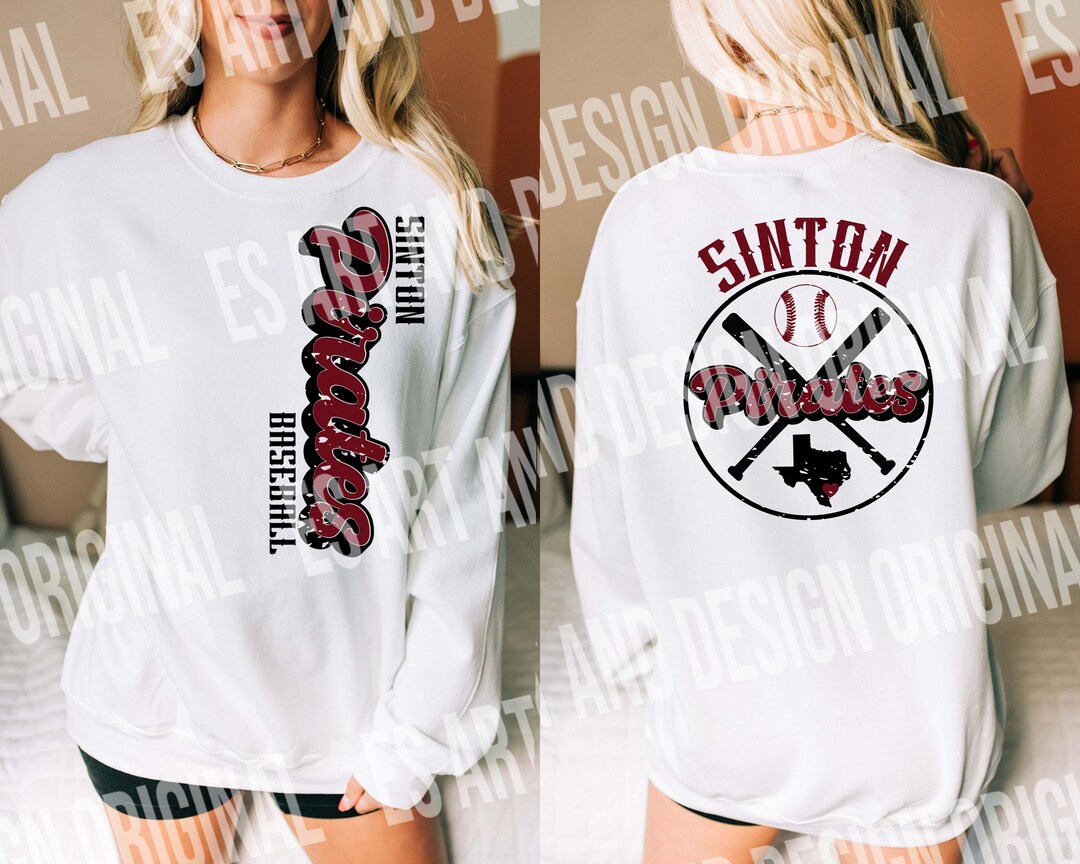 Sinton Pirate Baseball - Etsy