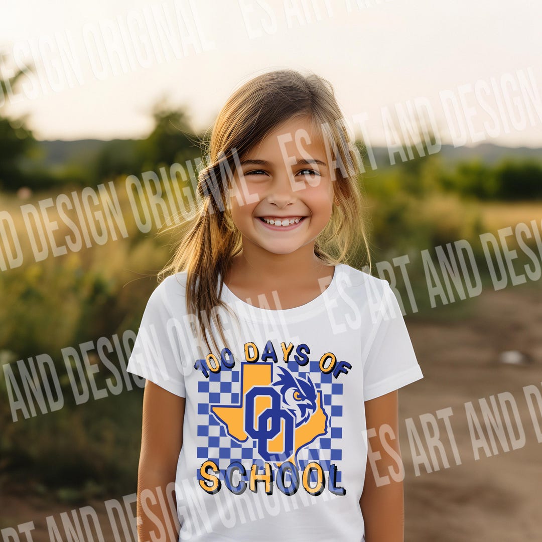 100 Days of School - Odem Owls - Etsy