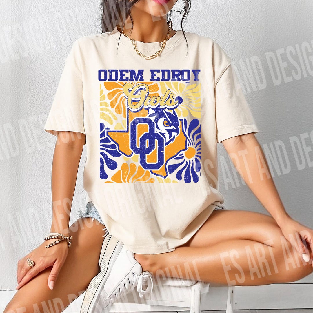Odem Edroy Owls Floral Square - Etsy