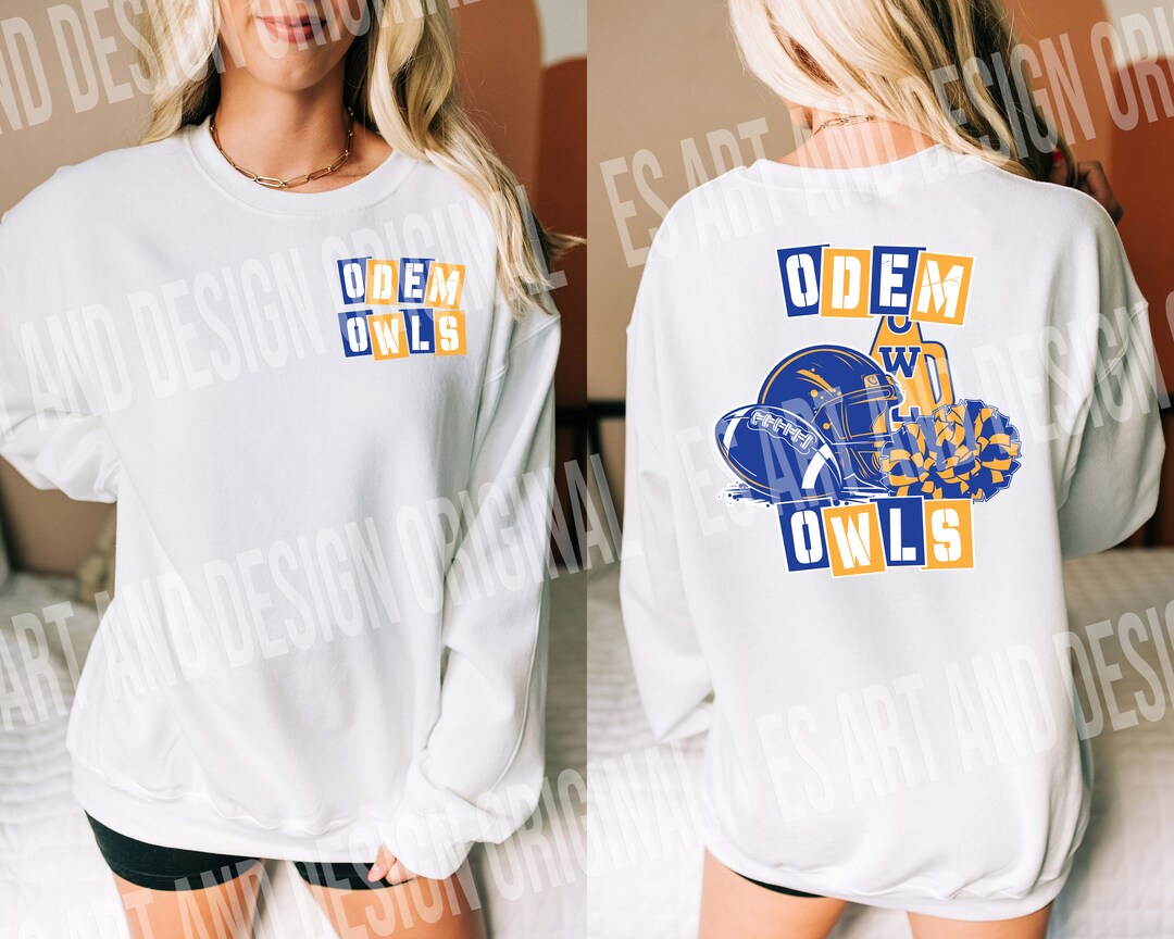Football Season Odem Owls - Etsy