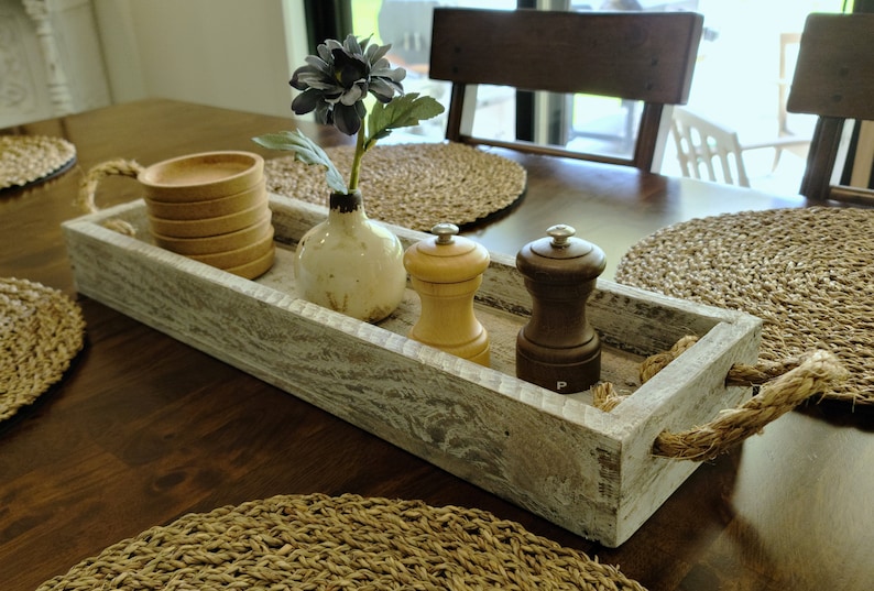 Rustic Farmhouse Style Centerpiece Tray - Etsy