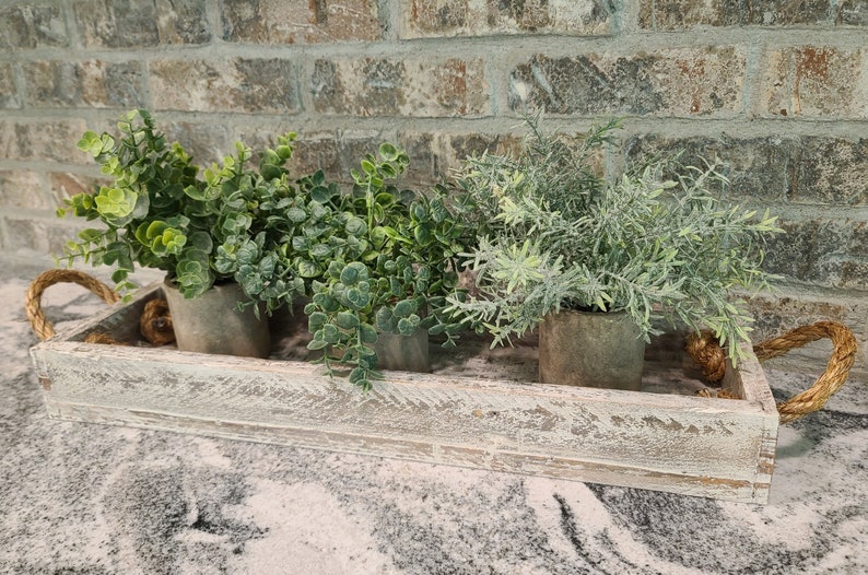 Rustic Farmhouse Style Centerpiece Tray - Etsy