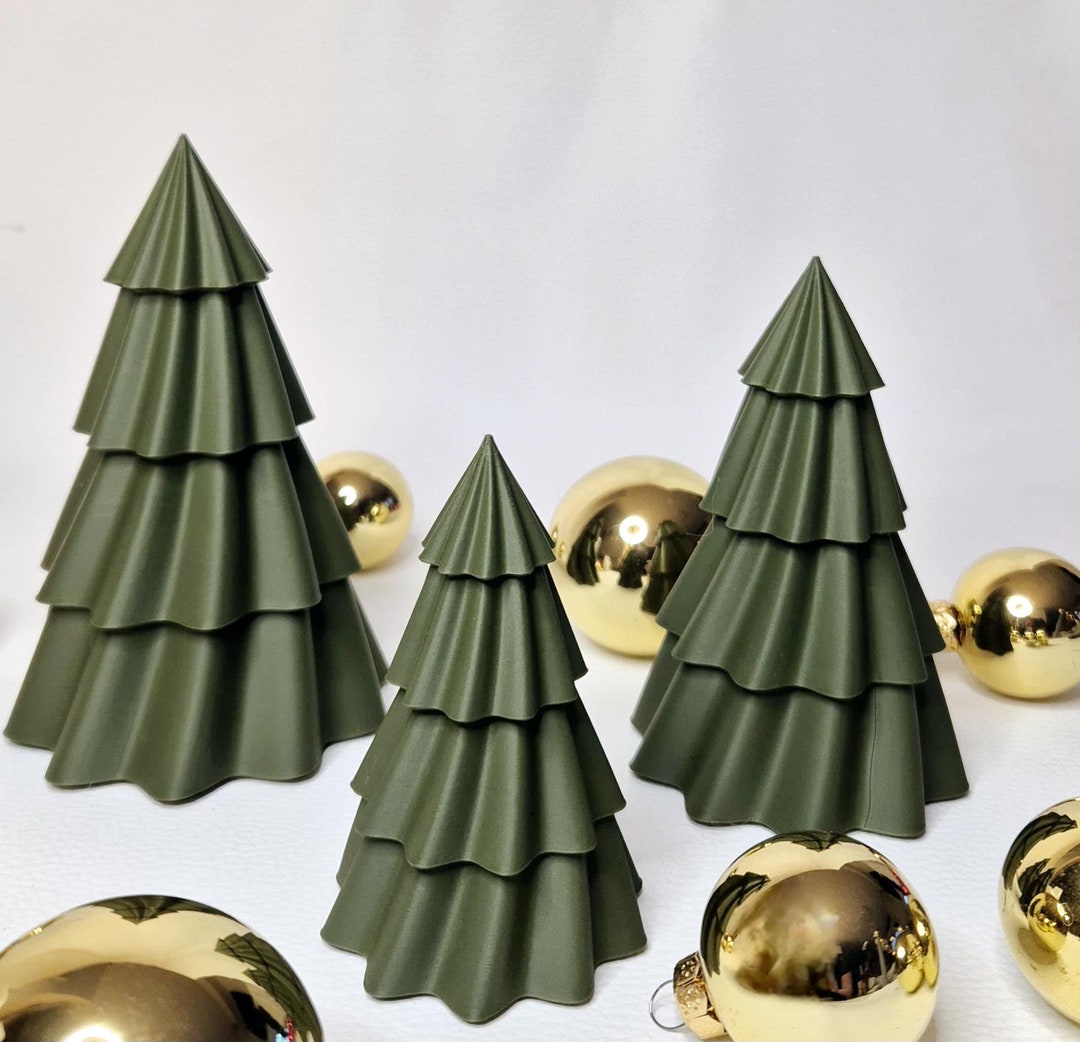 Tannenbaum 3D Druck Weihnachtsbaum Deko für Winter & Advent | Moderne ...