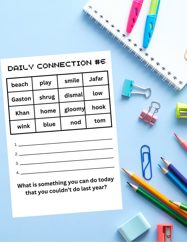 10 Pack Kids Connection Game - Etsy