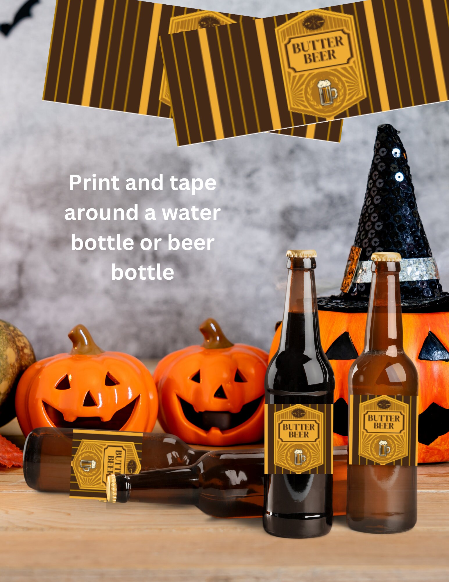 Butter Beer Labels - Etsy