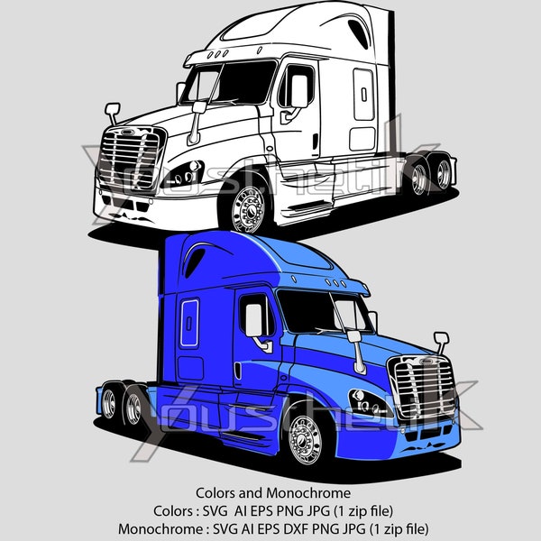 Freightliner Cascadia - Etsy