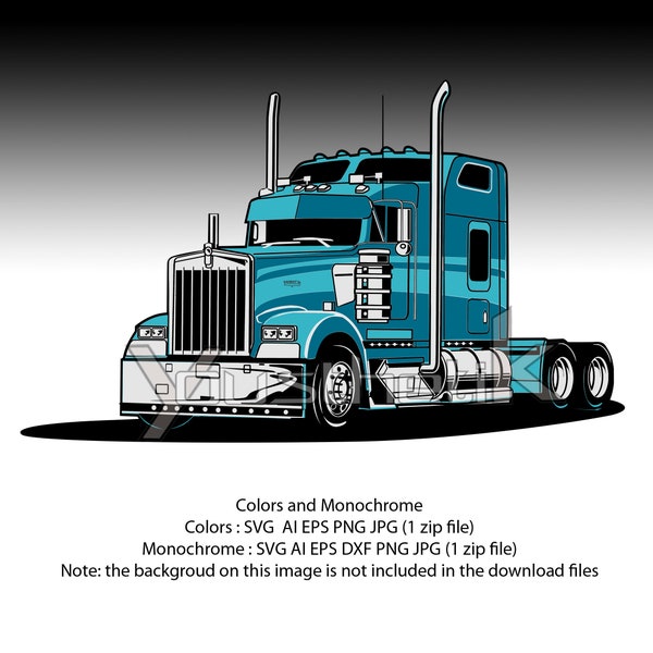 Kenworth Truck Svg - Etsy