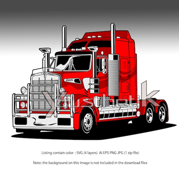 Kenworth Truck Svg - Etsy