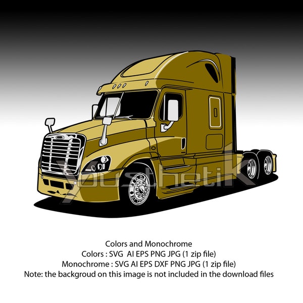 Freightliner Cascadia - Etsy