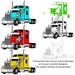 Semi Truck Kenworth T 660 Svg,ai,eps,png,jpg Color Layers - Etsy
