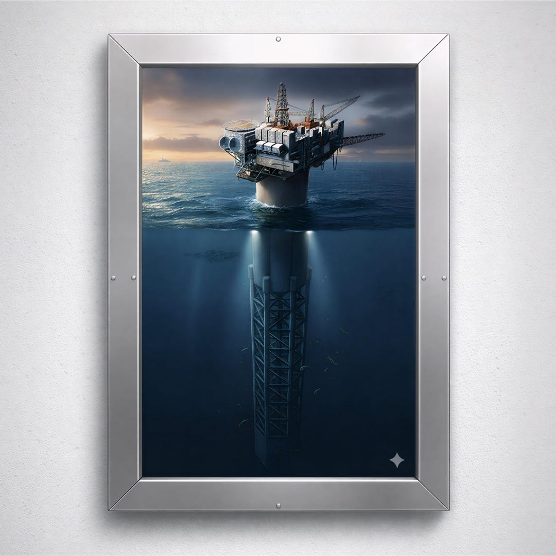 Offshore Platform Wall Decor JPG Ready to Print - Etsy