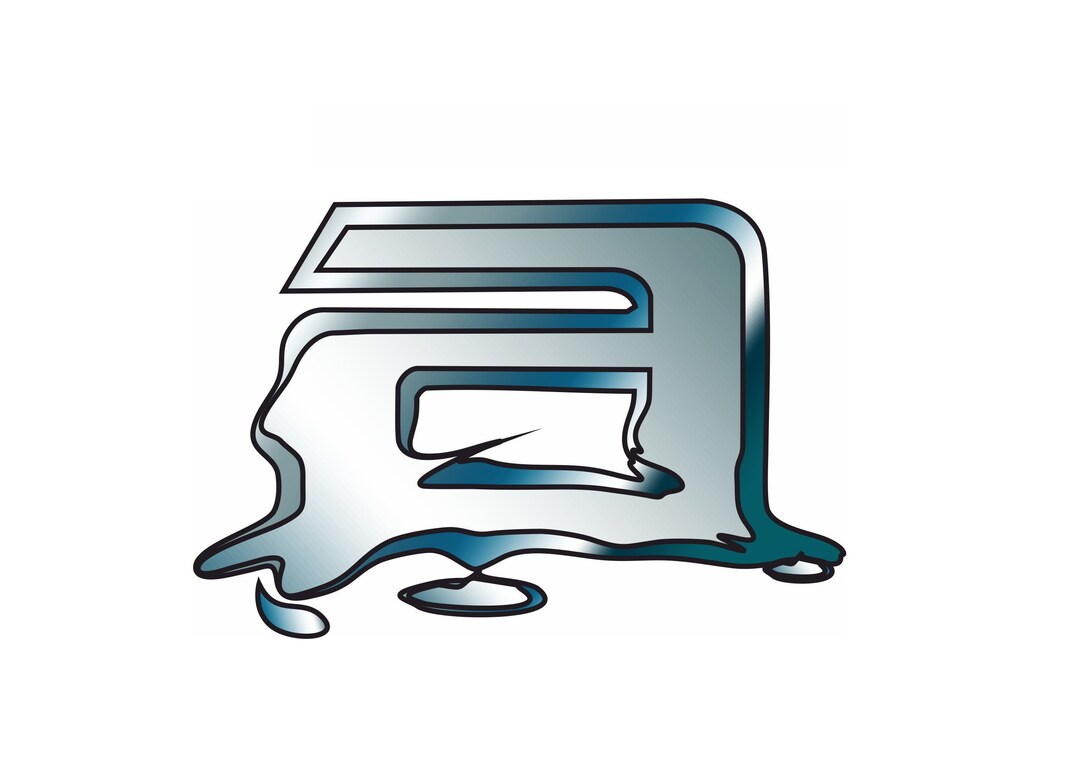 Monogram Metal Letters in Fusion Graphic Fonts Ai Eps Vector, Png Jpg ...