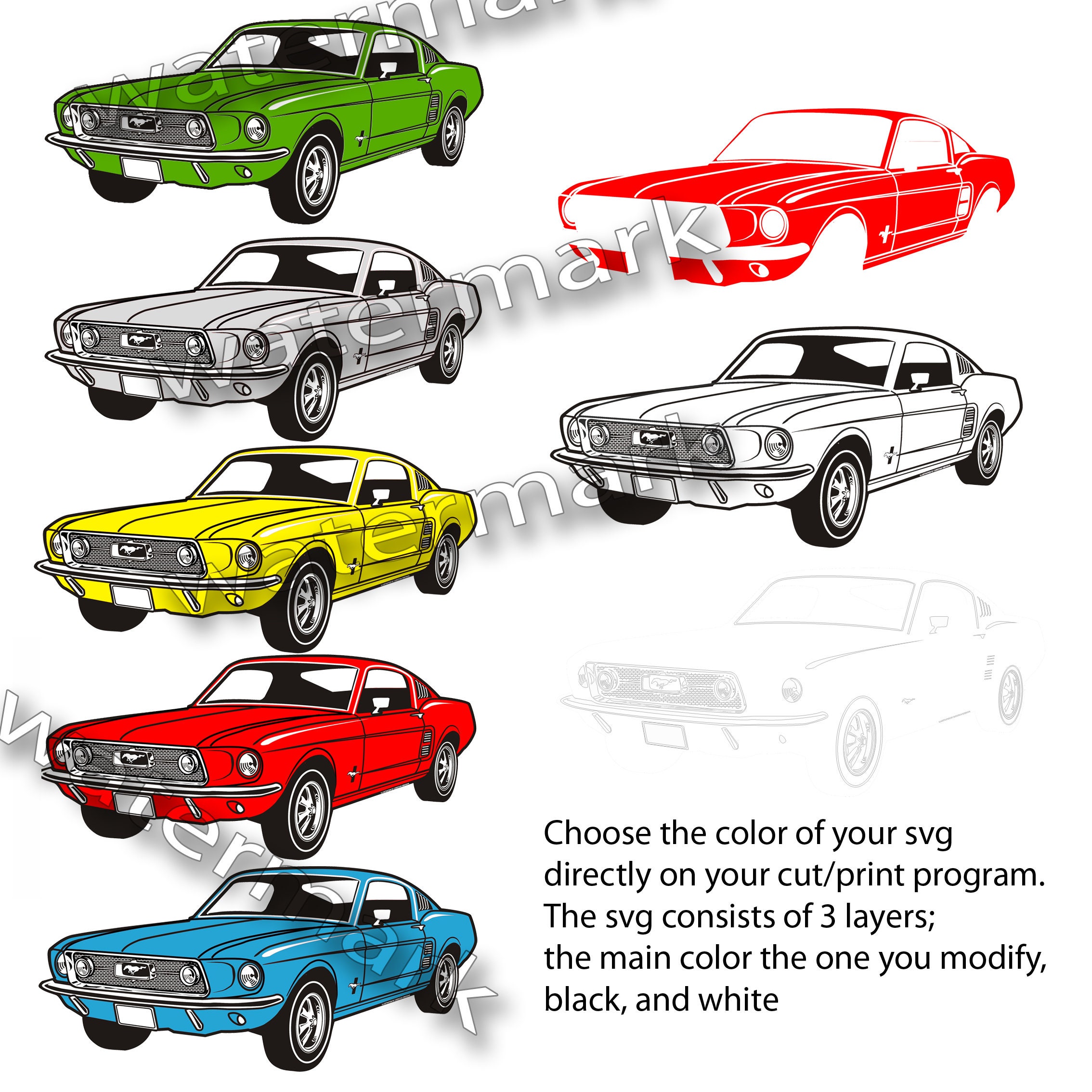 Aston Martin DB5 Color Svg,ai,eps,png,jpg - Etsy