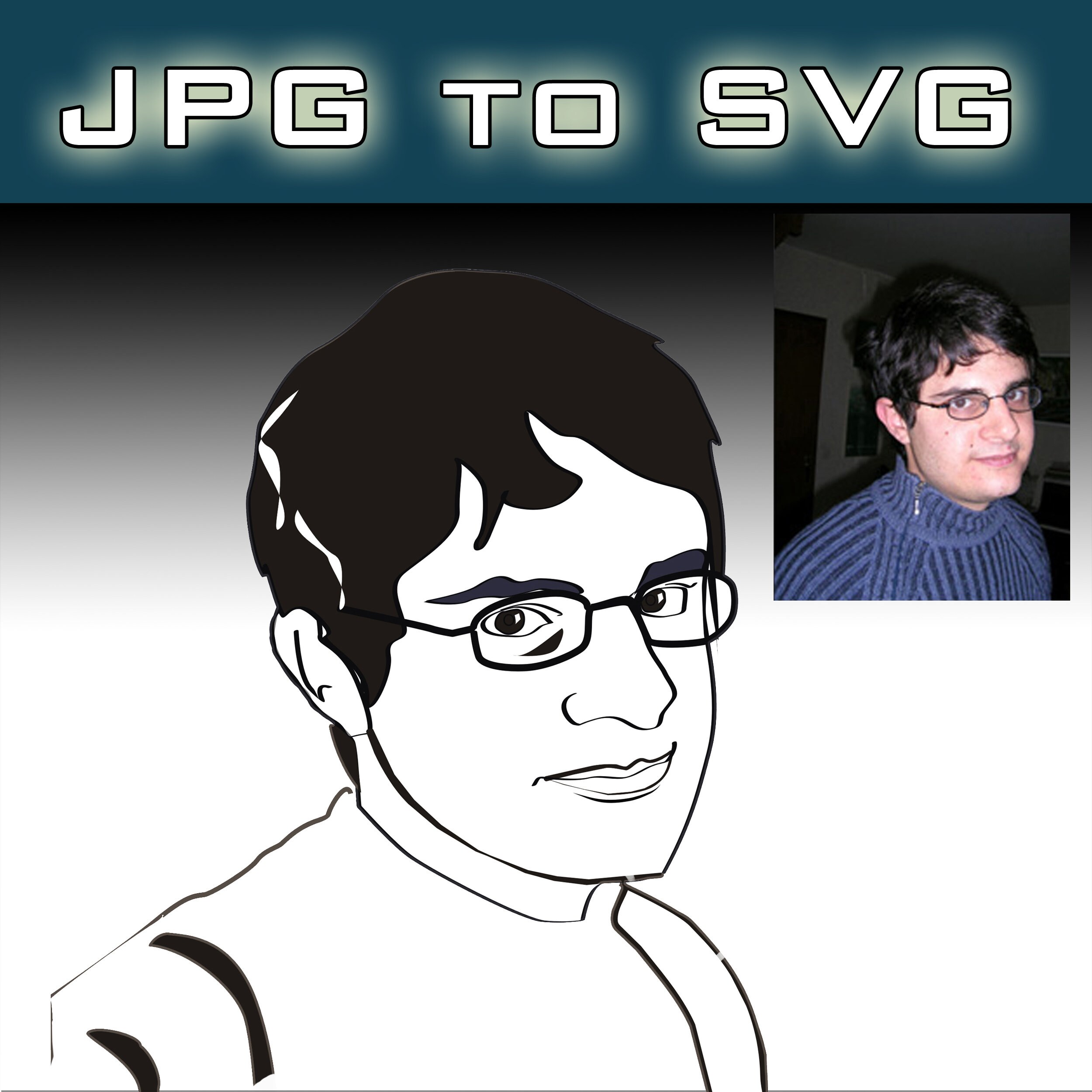 Convert Jpg Photo to Svg File, Custom Portrait, Cricut Silhouette ...