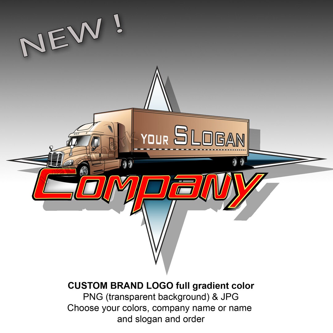 Semi Truck Logo Trucking Company, Truck, Semi-trailer, Truck Transport ...