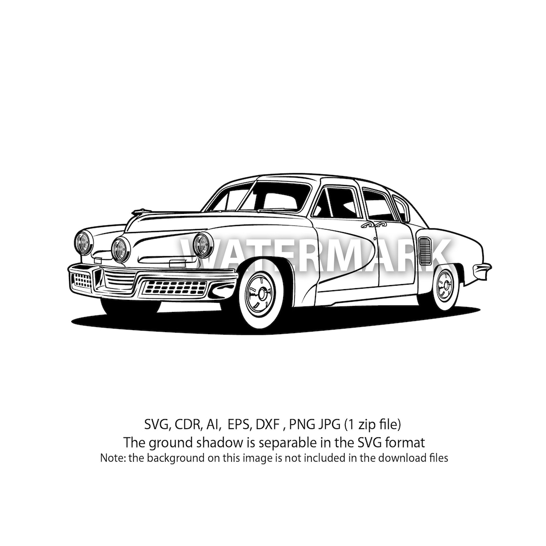 Tucker Car Vector, Svg, Cdr, Eps, Dxf, Ai,png, Jpg - Etsy