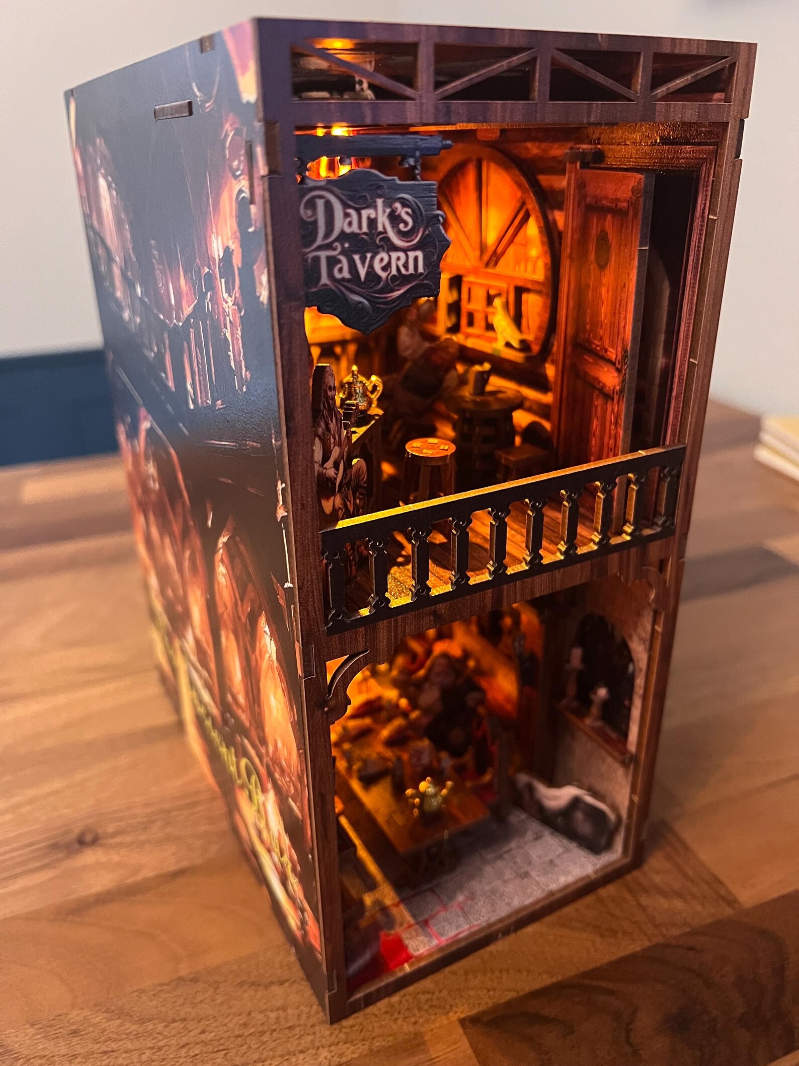 FINISHED Book Nook: Dark’s Tavern Ancient Bar (witcher-like) (with Dust ...